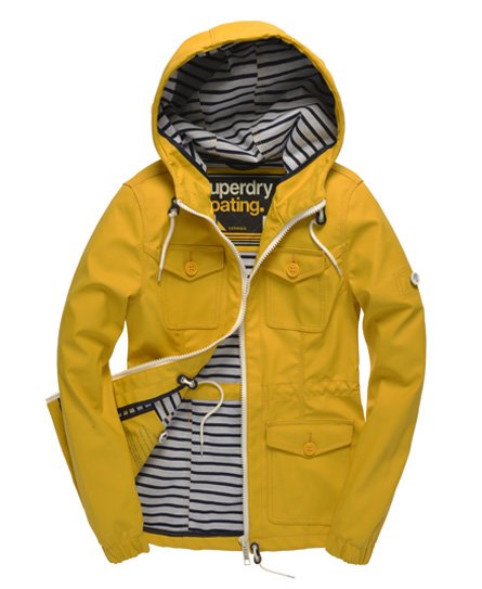 Womens - Boat Jacket in Trawler Yellow | Superdry