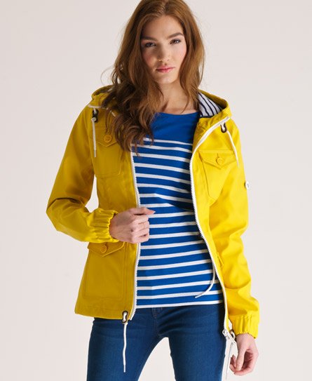 Womens - Boat Jacket in Trawler Yellow | Superdry
