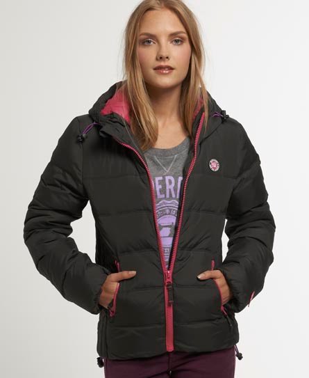 Womens Elements Jacket In Bitumen punk Pink Superdry womens-elements-jacket-in-bitumen-punk-pink-superdry