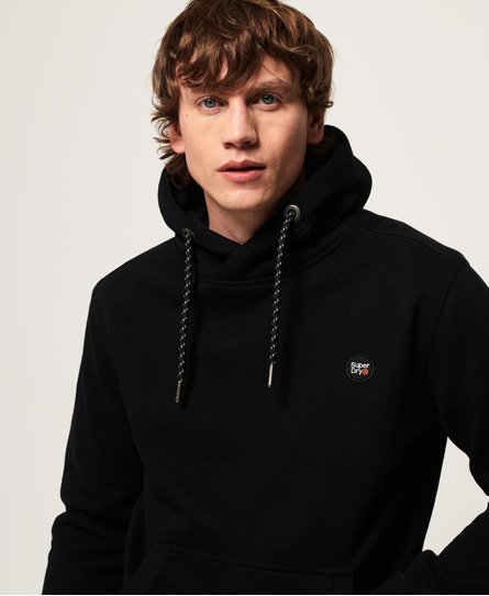 Superdry black hoodie store