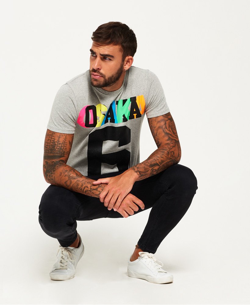 Superdry - T-shirt Osaka 6 Hyper - T-shirts pour Homme