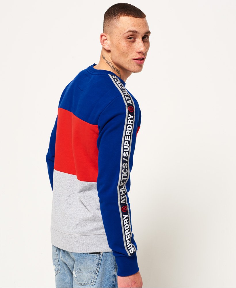 Superdry Stadium Panel Sweatshirt - Men's Sweaters and Cardigans