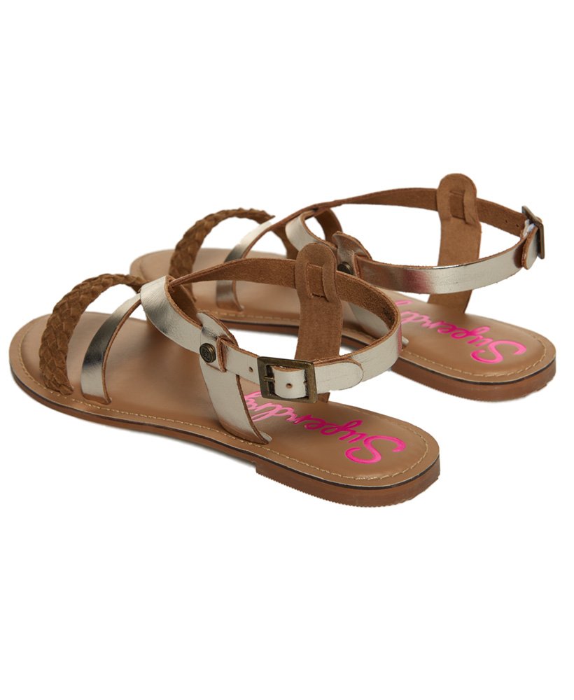 Womens - Serenity Sandals in Light Gold/tan | Superdry