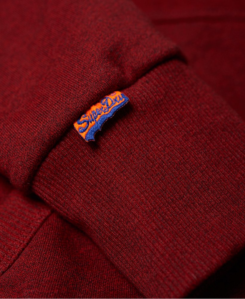 Mens - Heritage Classic Zip Hoodie in Red Hook Grit | Superdry