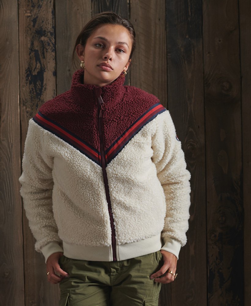 Womens - Storm Preppy Boyfriend Fit Jacket in Pale Oatmeal | Superdry