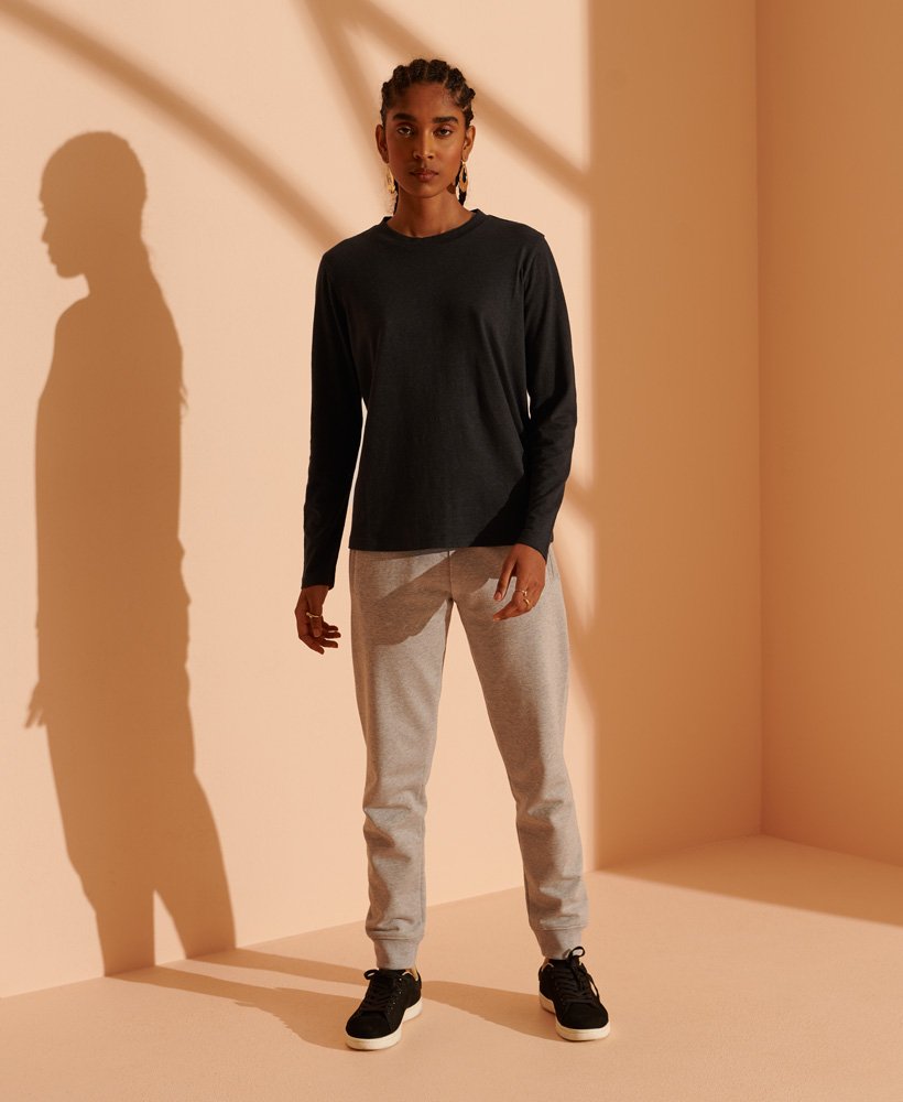 Womens - Organic Cotton Limited Edition Hemp Top in Black | Superdry UK