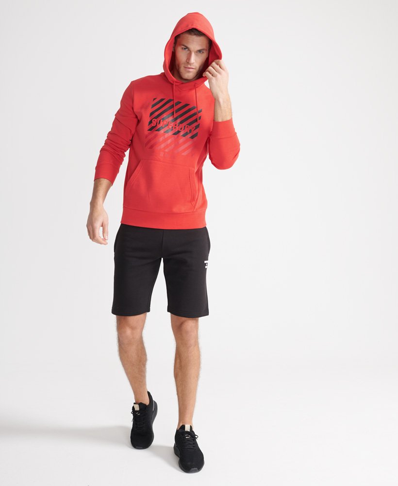 Mens - Training Sport Hoodie in Apple Red | Superdry