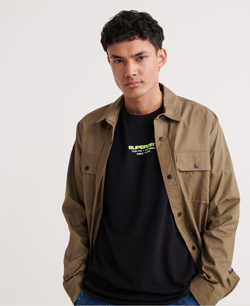 Mens City Code T Shirt In Jet Black Superdry UK