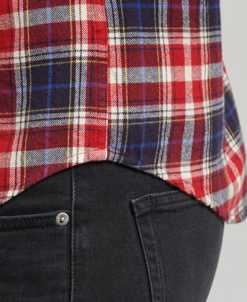 Mens - Organic Cotton Vintage Lumberjack Shirt in Red | Superdry