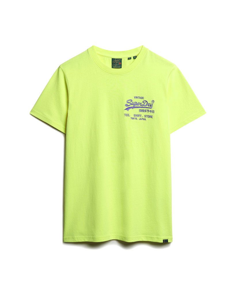 Mens - Neon T-Shirt in Neon Yellow | Superdry UK