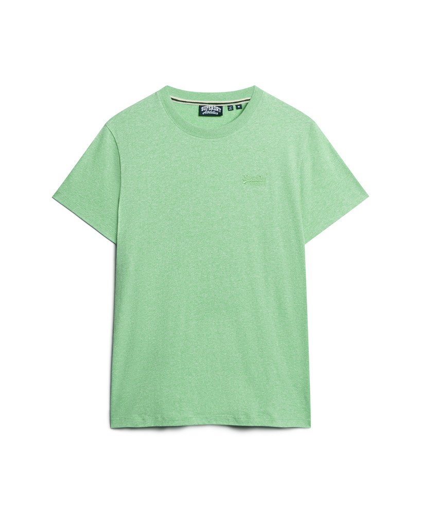 Homme T shirt Essential Logo En Coton Bio Vert Frais Chin Superdry FR