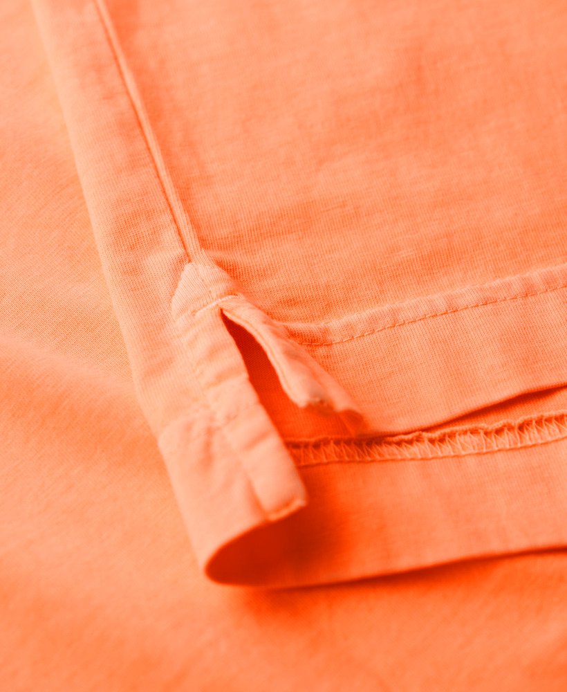 Mens - Essential Logo Neon Jersey Polo Shirt in Dry Fluro Orange ...