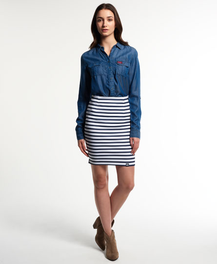 Superdry BE: Jupe | Jupes à Volants | Mini jupe